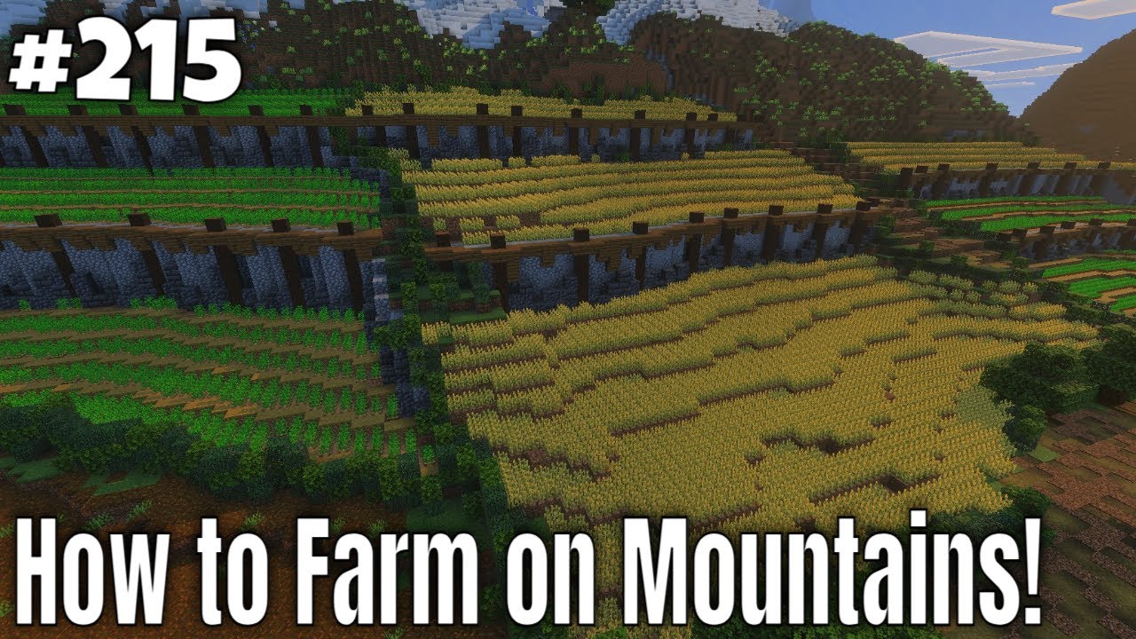 How To Farm On Mountains Minecraft Survival Ep 215 Youtube