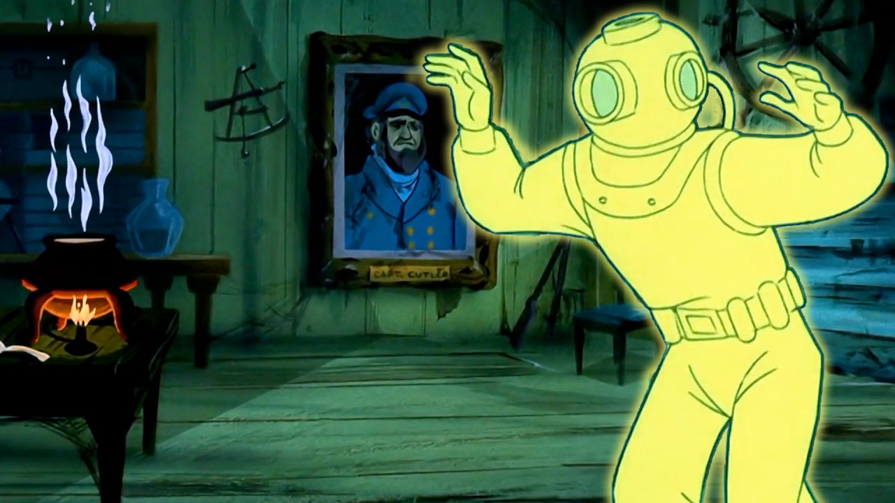 Scooby Doo Ghost Of Captain Cutler Ambience Thunder Rain Wind Wave