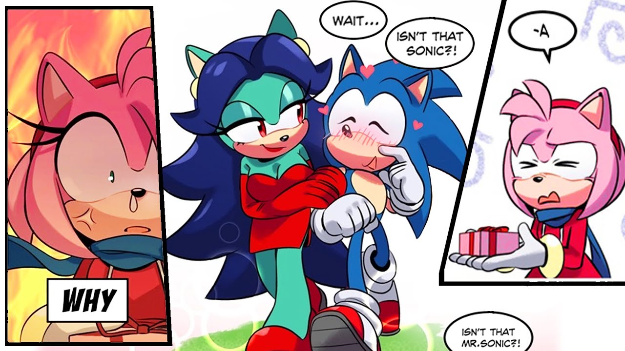 Littlegq Comic Dub Amy S Love Potion Sonamy Sonic X Amy Lights Crystal