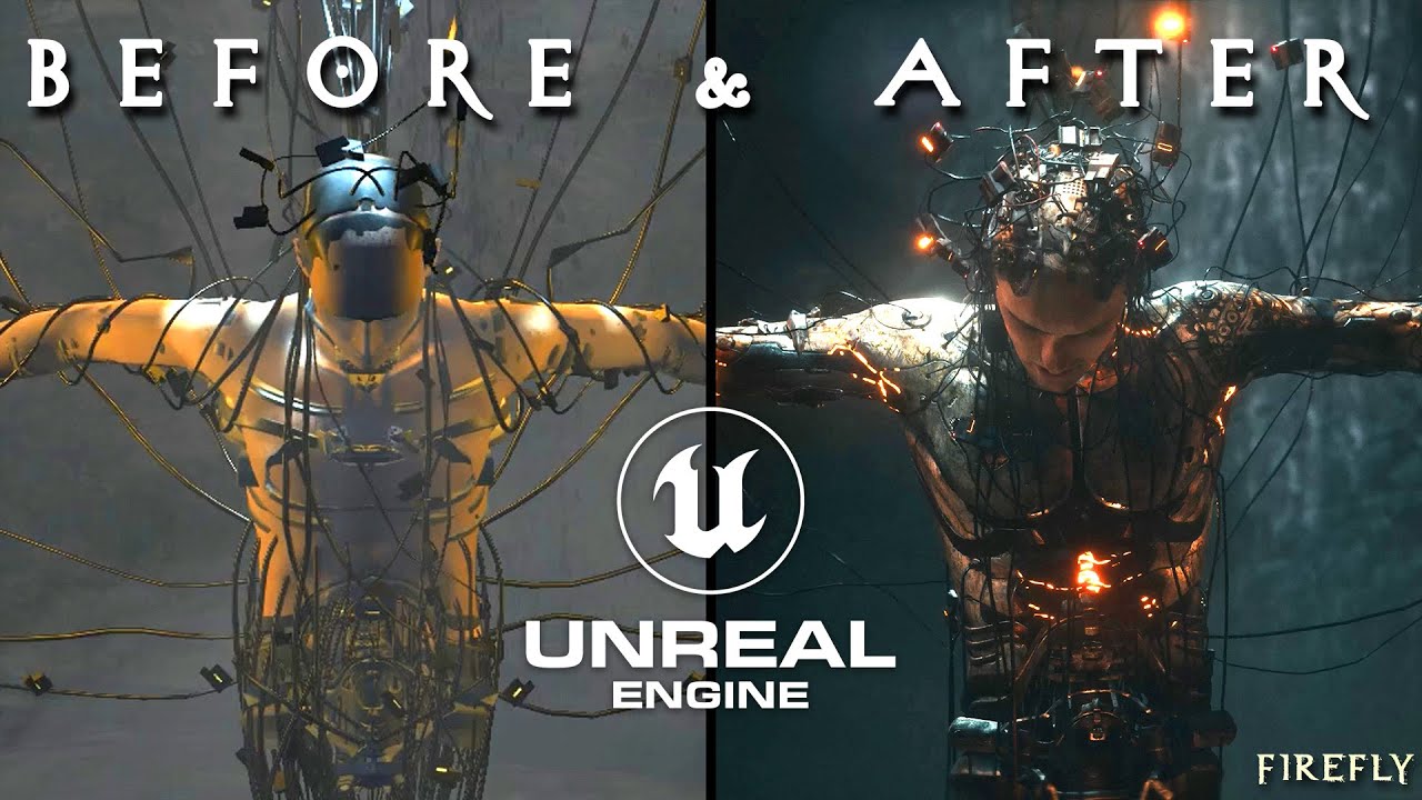 Unreal Engine Before After Firefly Youtube