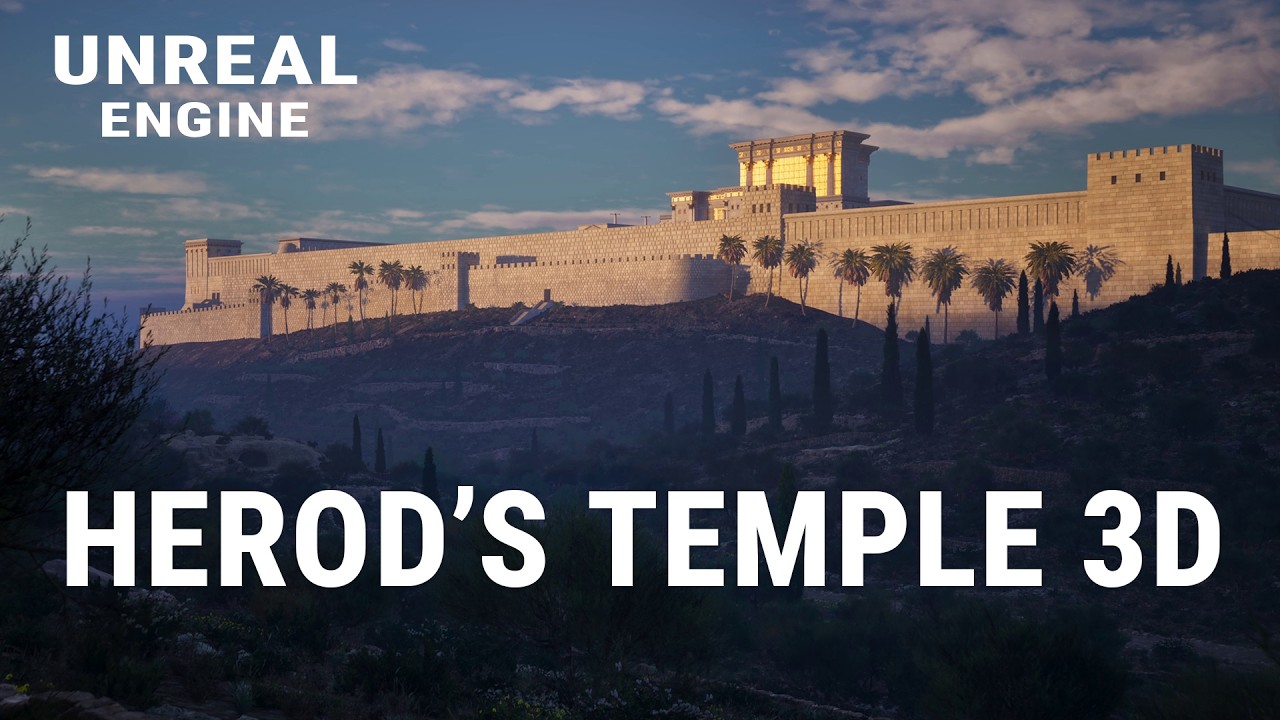 Herod S Temple 3d Ancient Jerusalem In Unreal Engine 5 Youtube