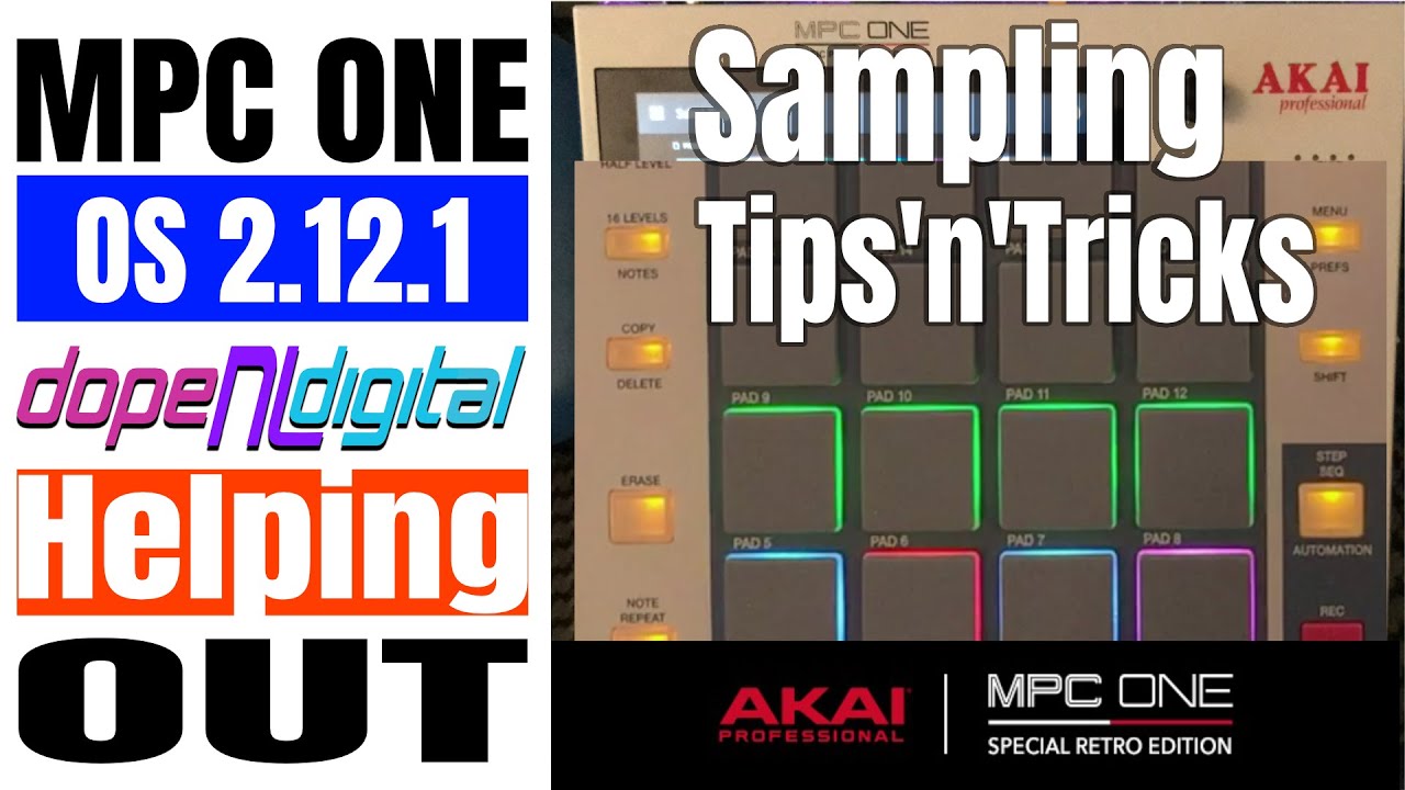 Akai Mpc One Sampling Tips Youtube
