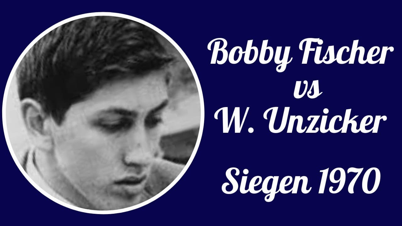 Partida Legendaria Bobby Fischer Vs Wolfgang Unzicker En Siegen 1970ёяшк