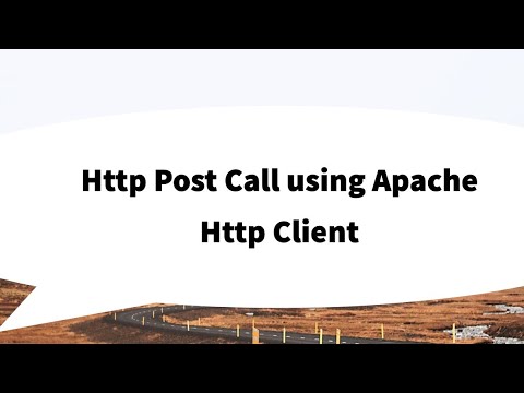 Post Call Using Apache Http Client Part 4 Youtube