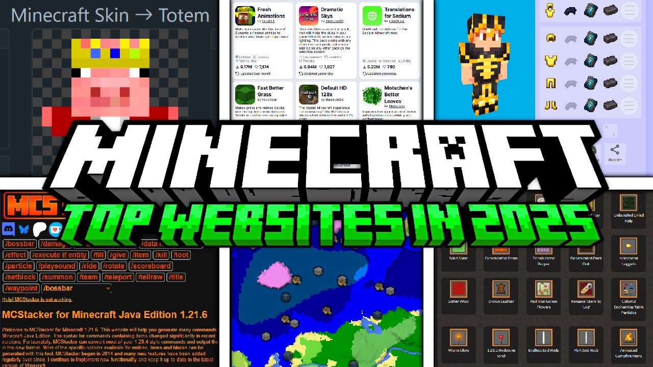 Top 15 Useful Minecraft Websites In 2025 Youtube