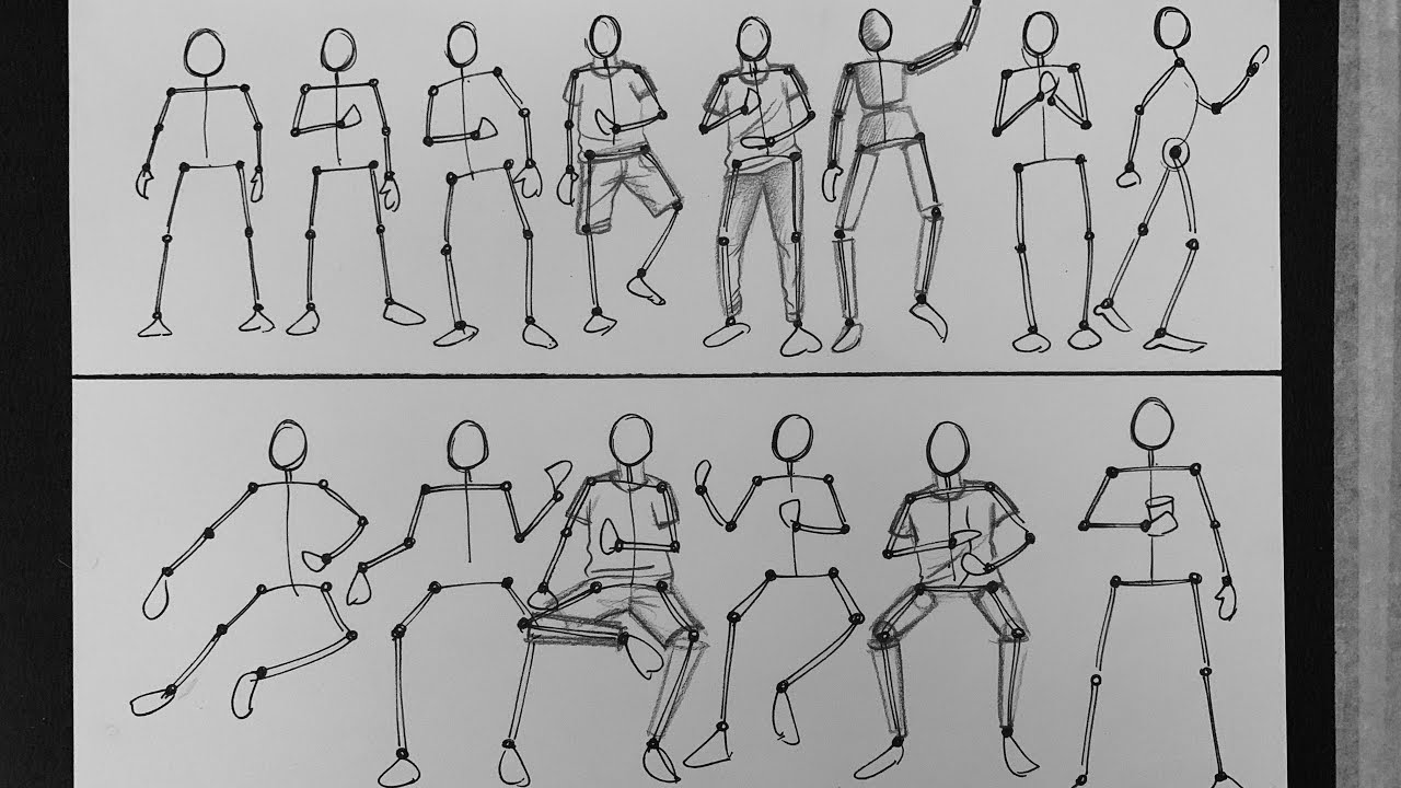 Figure Drawing For Beginners How To Draw Figures Step By Step Youtube