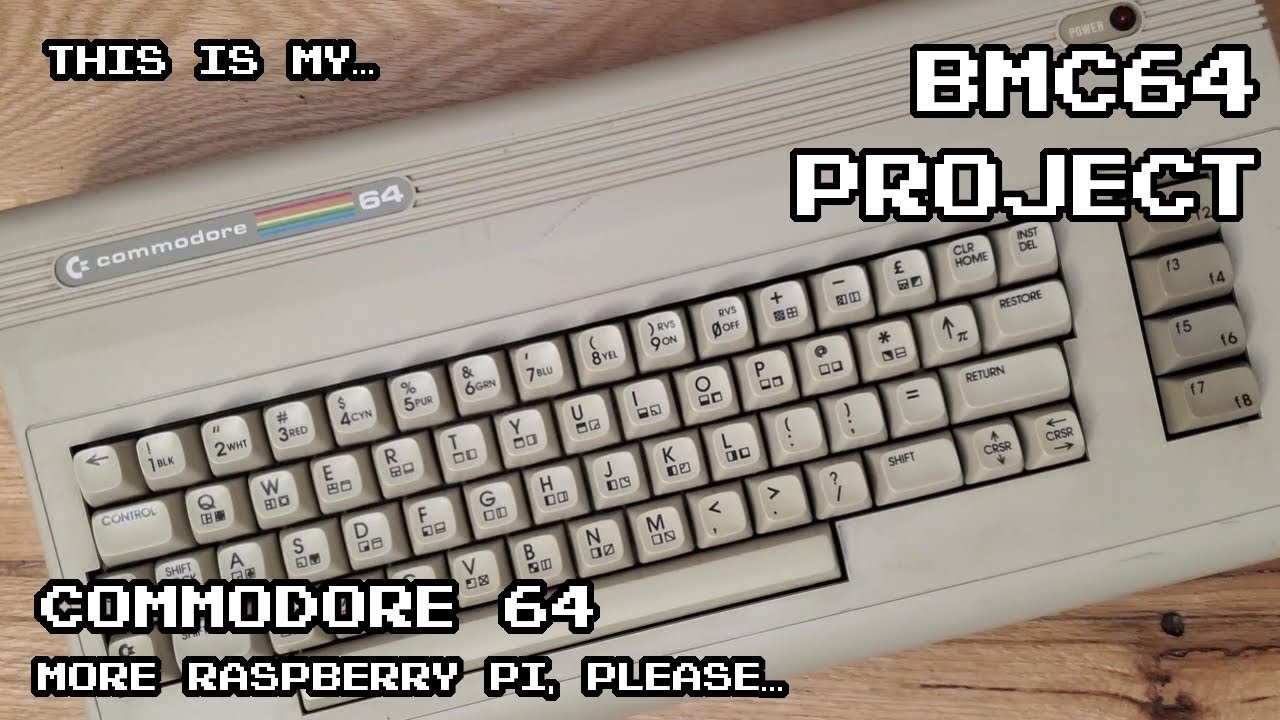 This Is A Bmc64 Commodore 64 Project Youtube