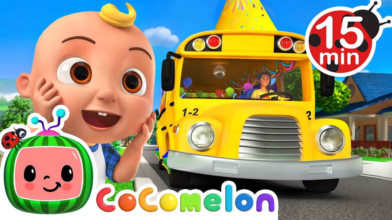 Wheels On The Birthday Bus рџґі More Wheels On The Bus Songs Cocomelon