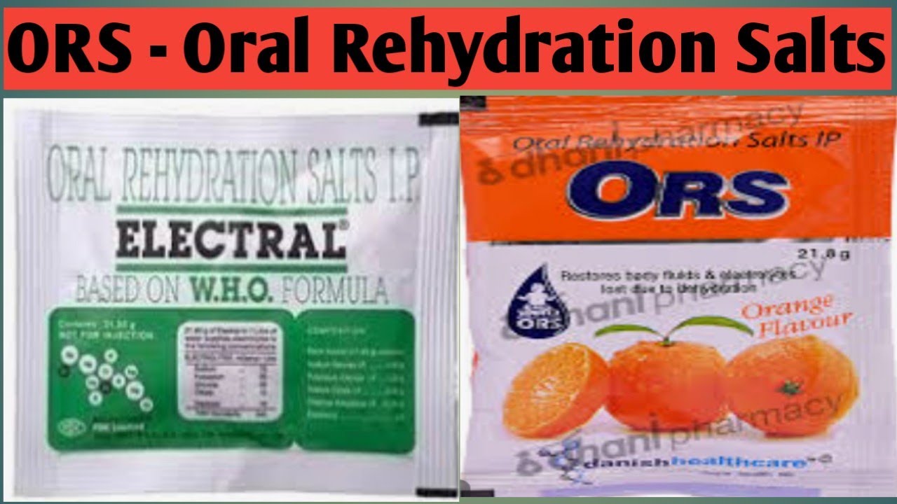 Oral Rehydration Salts Ors Unit 2 B Pharm 1sem Ors Pic