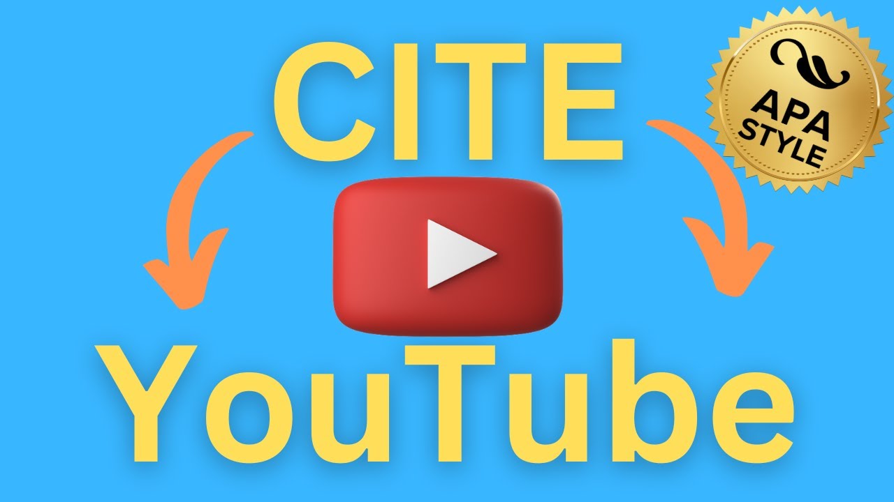 How To Cite Youtube In Apa Youtube