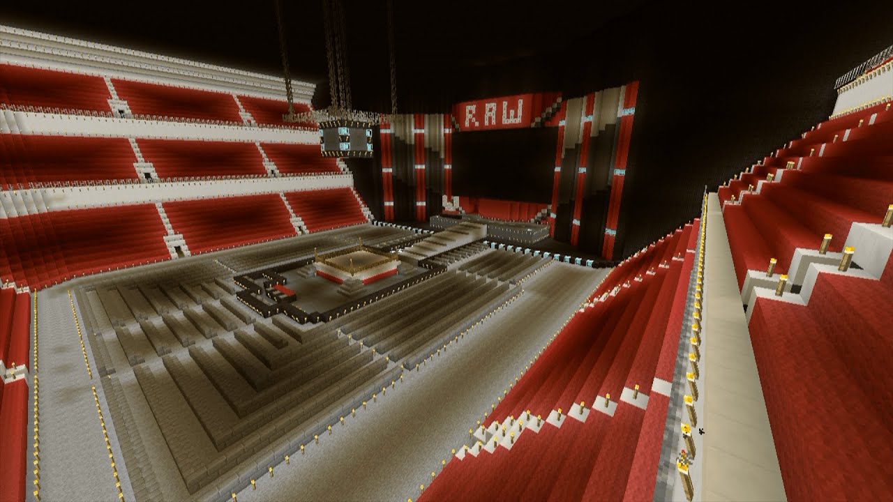Wwe Raw Arena Minecraft Map Arena Wwe Raw In Minecraft Apk For Android