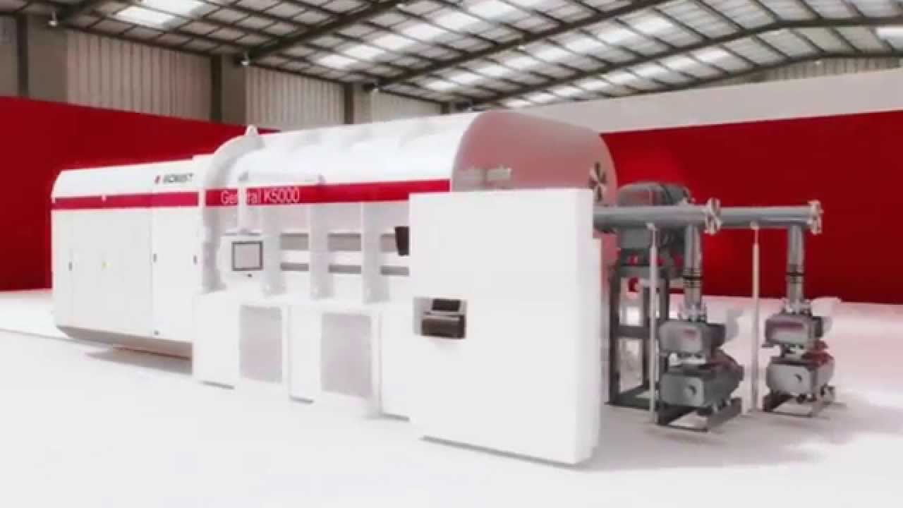 Bobst General K5000 Vacuum Metallizer Youtube