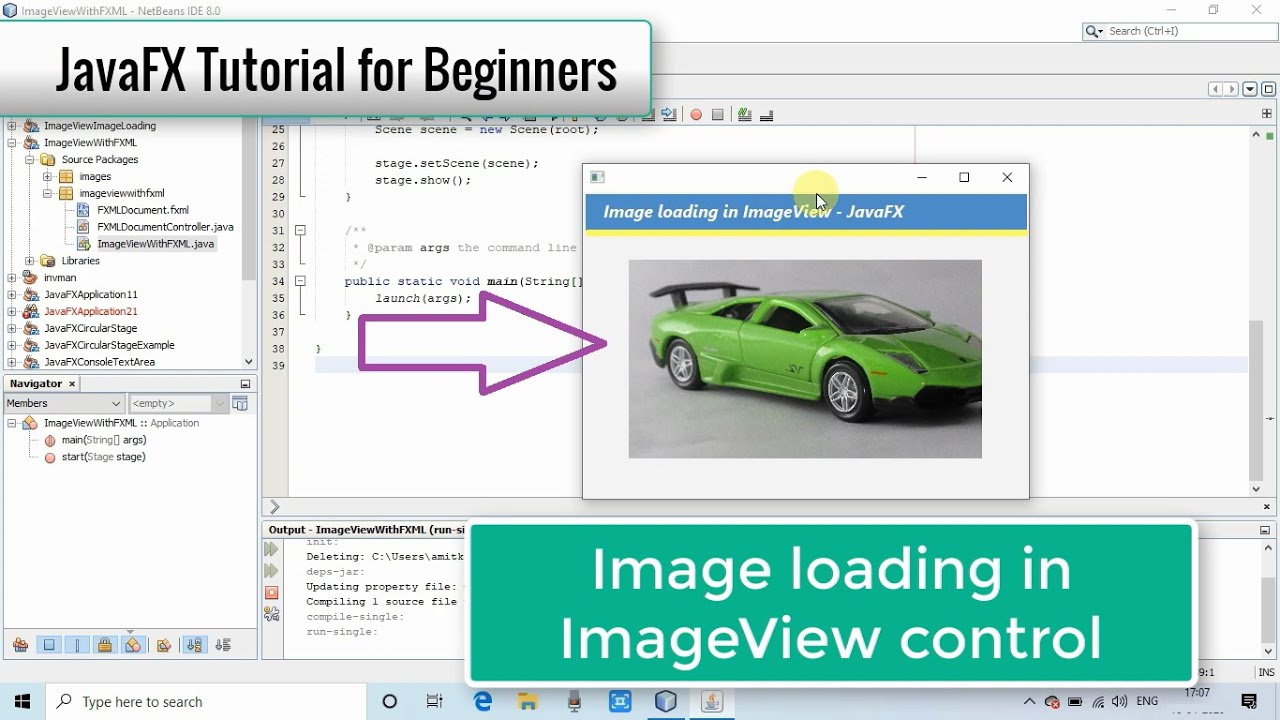 Image Loading In Imageview In Javafx Tutorial For Beginners Youtube