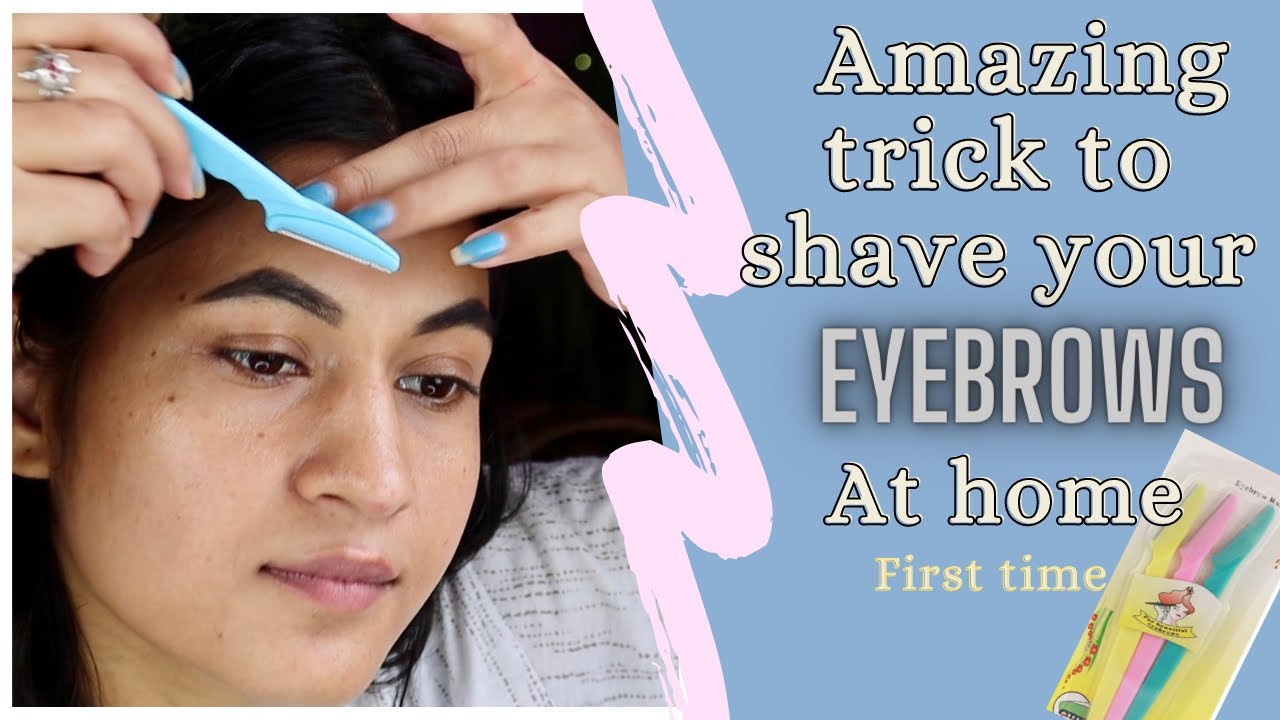 How You Can Do Your Eyebrows Yourself At Home Amazing Trick Youtube