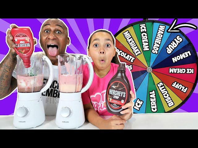 Mystery Wheel Of Milkshake Switch Up Challenge Videos For Kids
