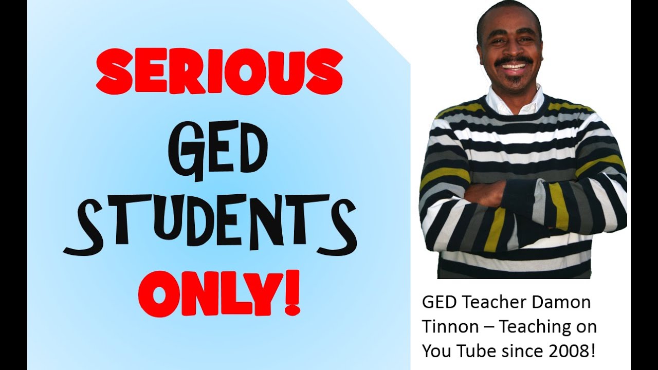 Online Ged Classes Youtube