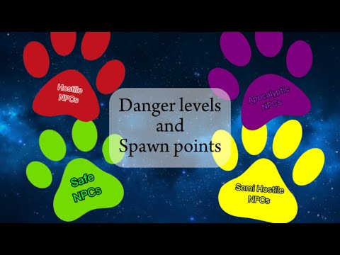 Npc Danger Levels And Spawn Points Youtube