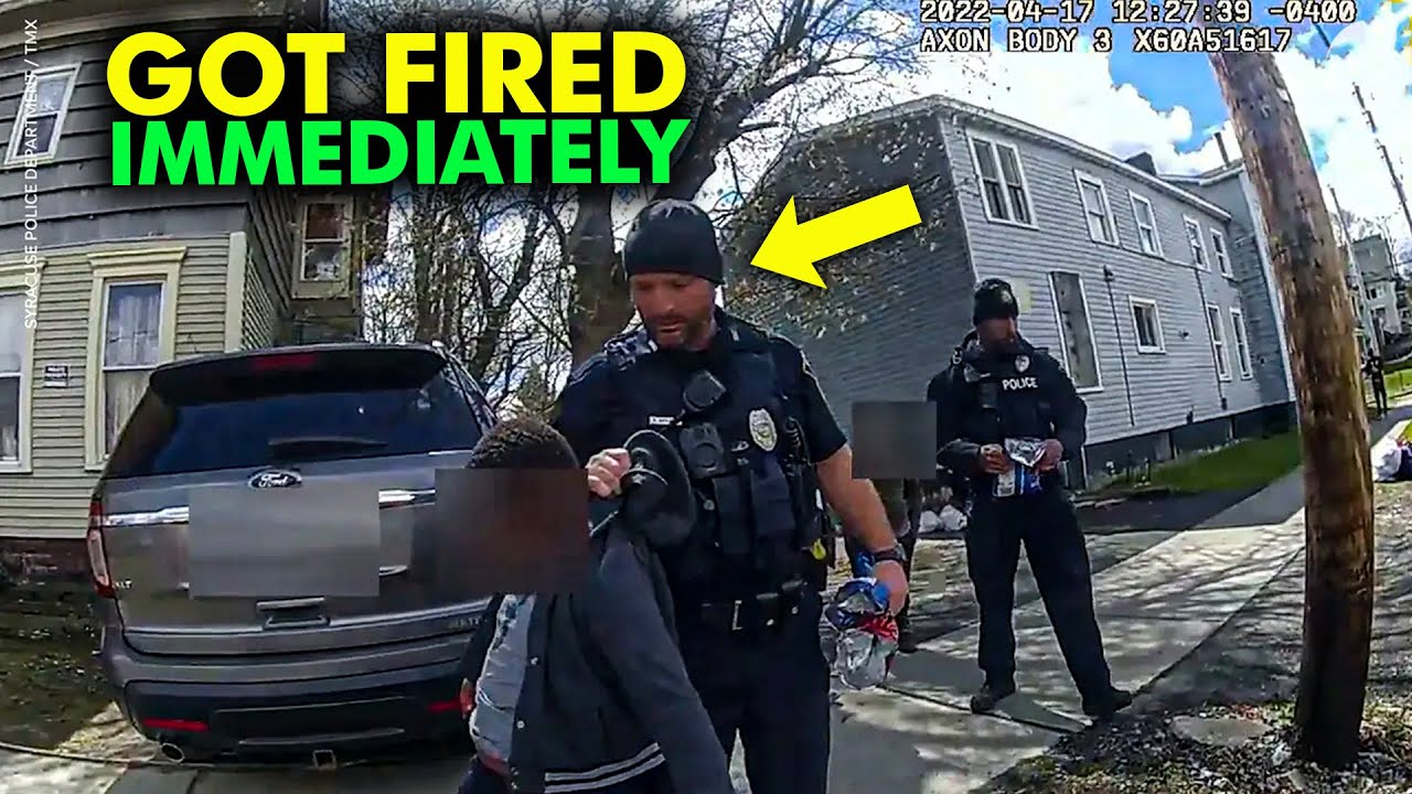Cop Got Fired Immediately After Losing Control Youtube