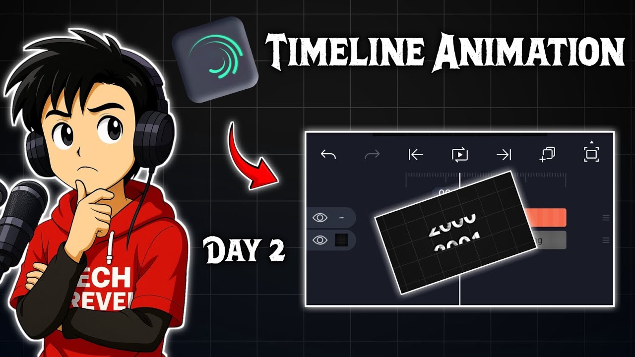 How To Create A Timeline Animation Using Alight Motion Youtube