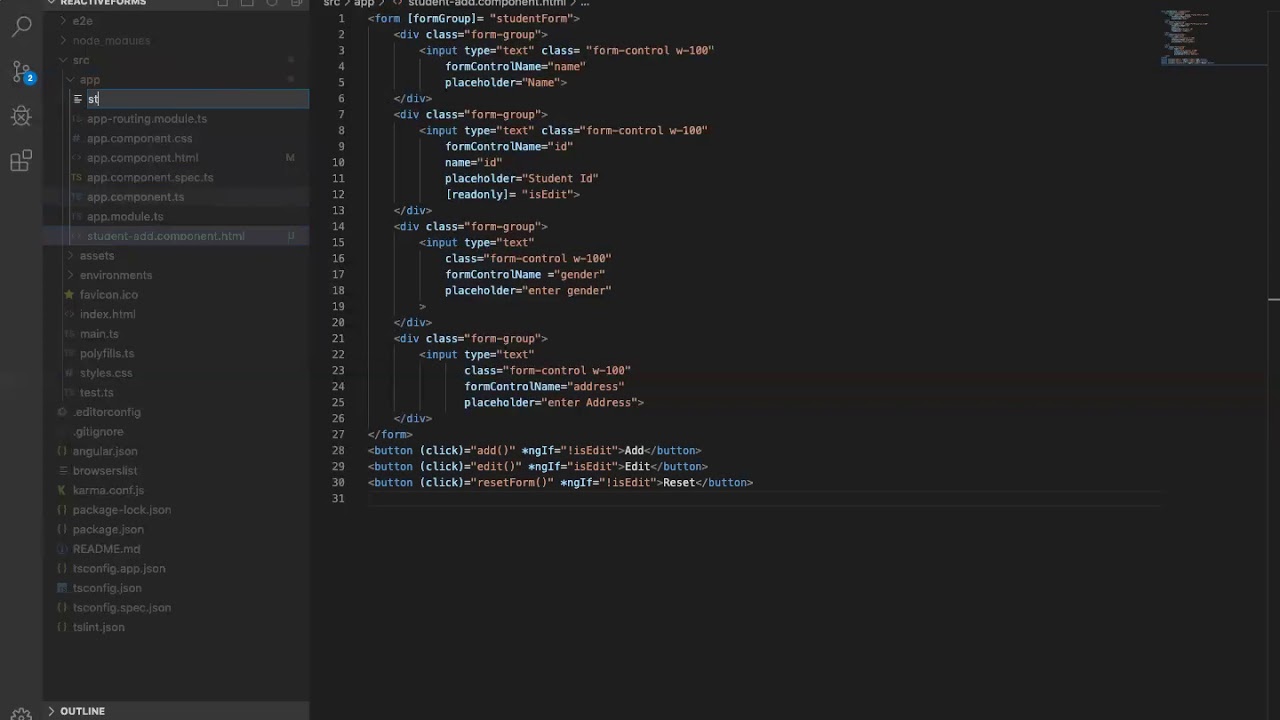 Reactive Forms Angular 8 Youtube