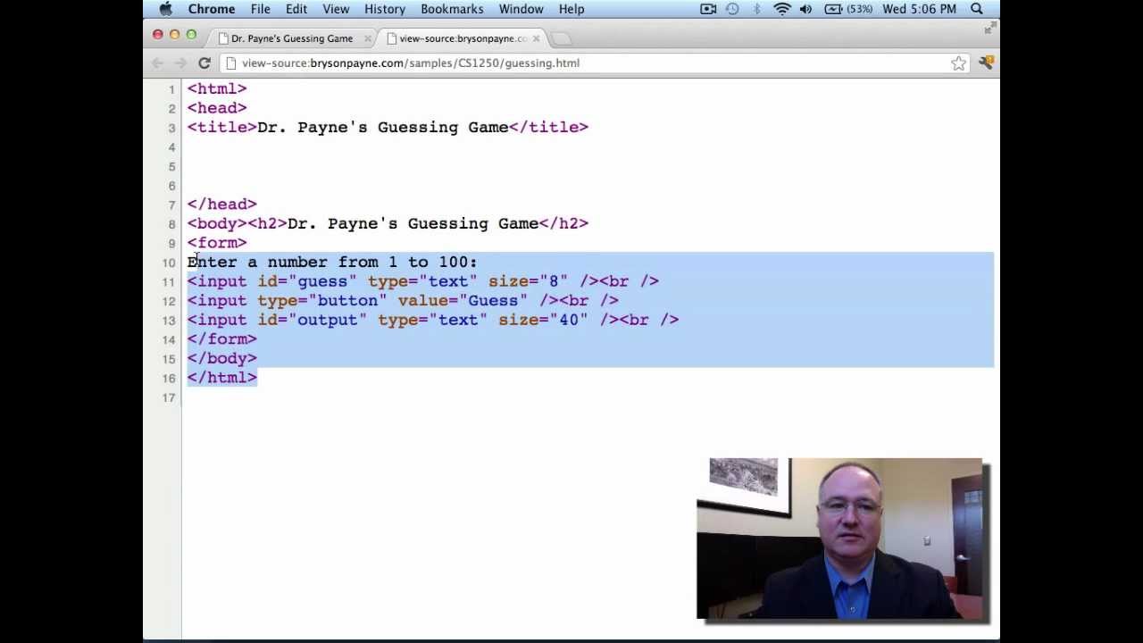 Intro To Programming In Javascript A Game Example Youtube