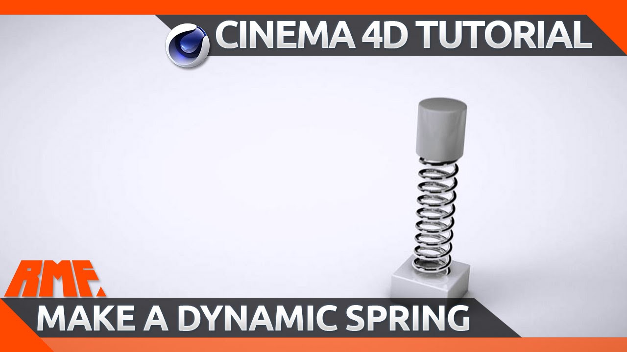 Cinema 4d Tutorial How To Create A Dynamic Spring Youtube