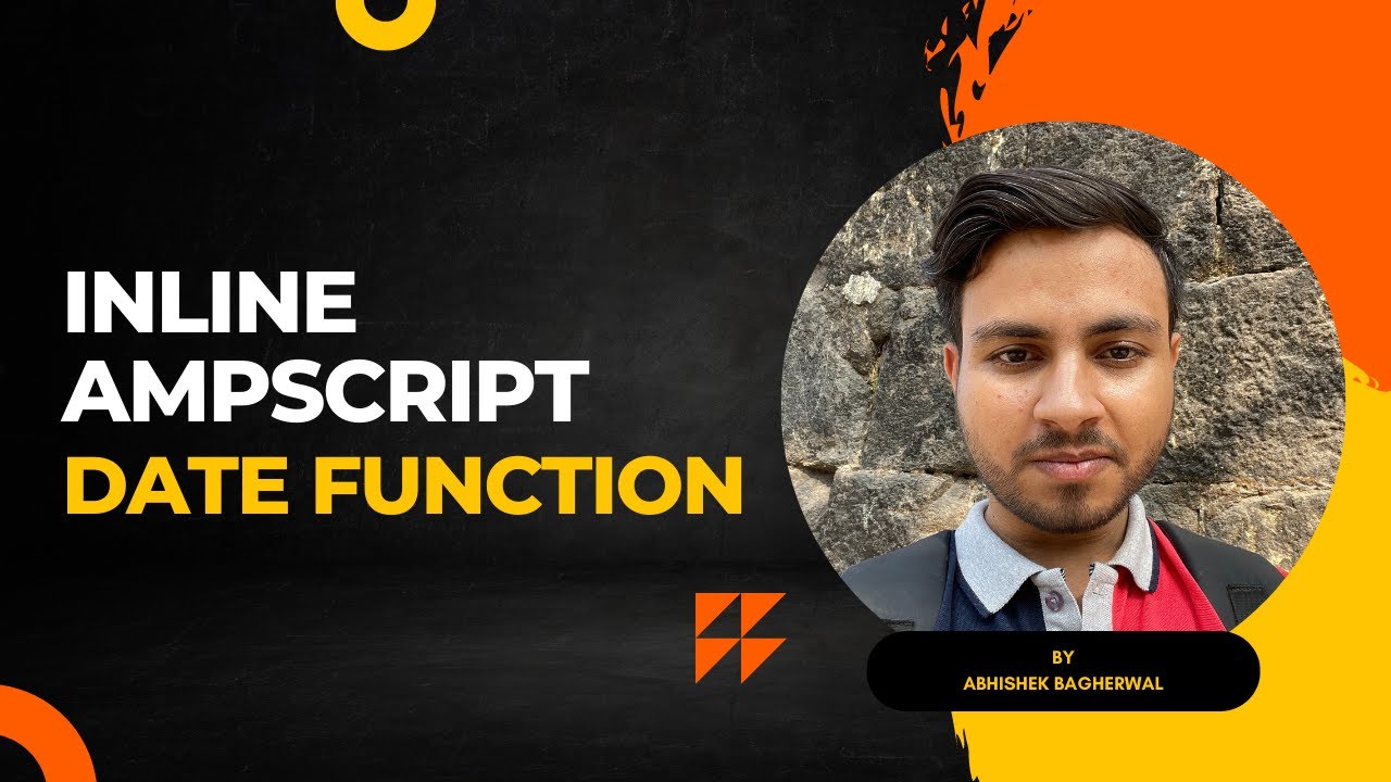 Inline Ampscript Date Function Youtube