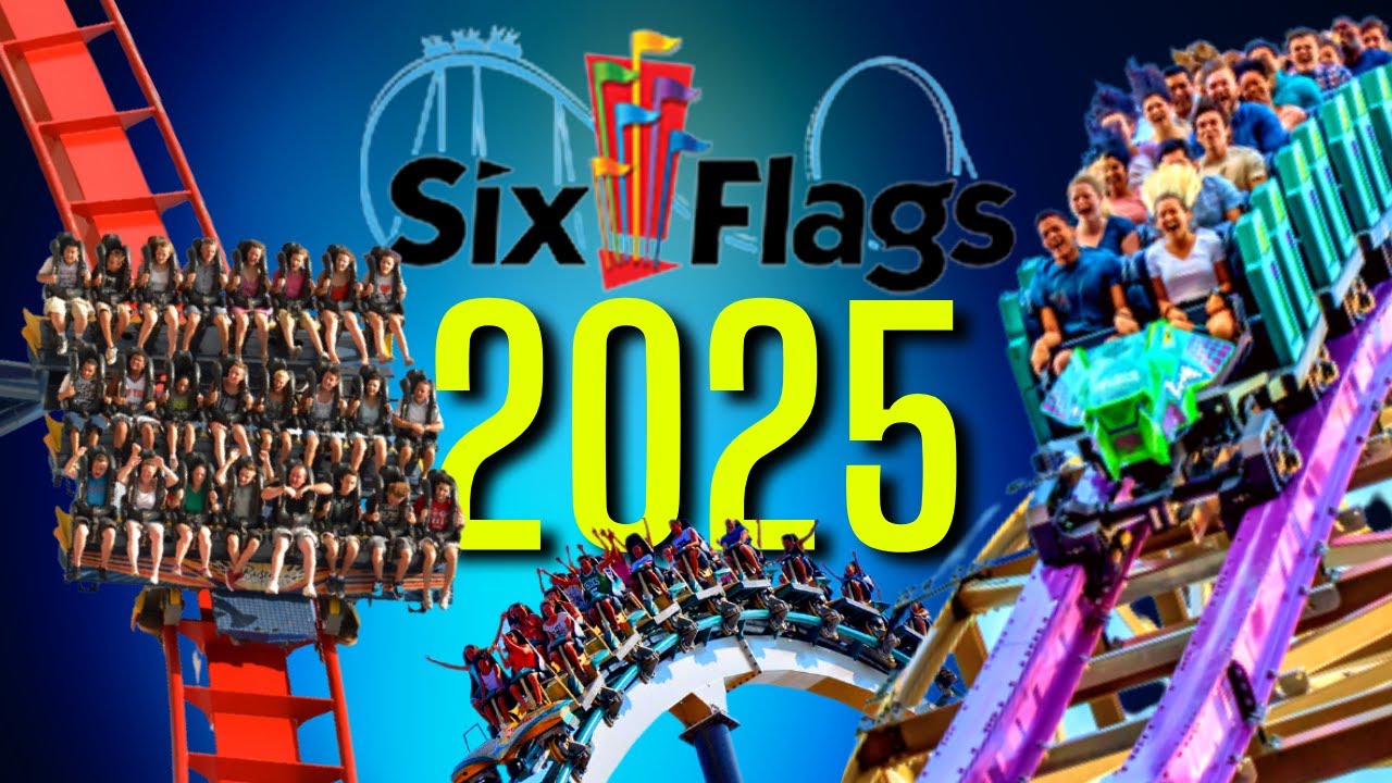 Six Flags New For 2025 Coasters 250 000 000 Youtube