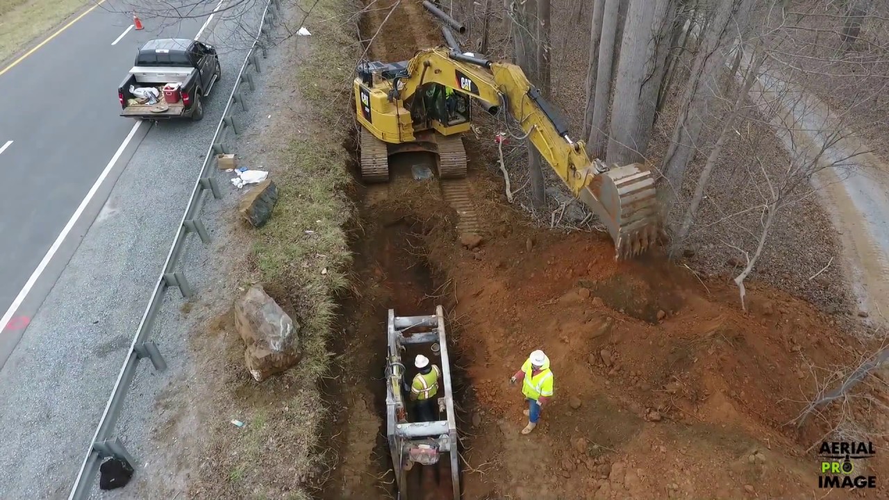 Pipe Laying Construction Video Youtube