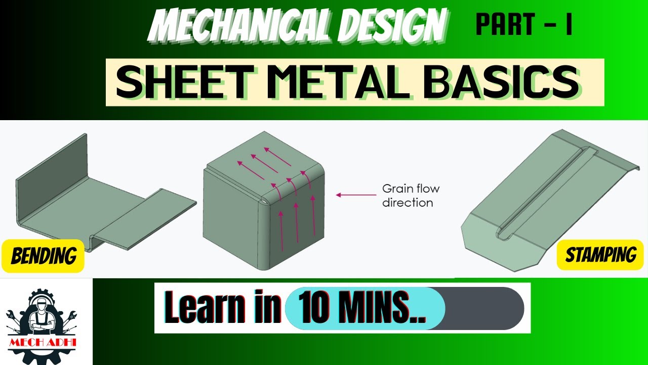 Sheet Metal Design Best Practices And Tips Youtube