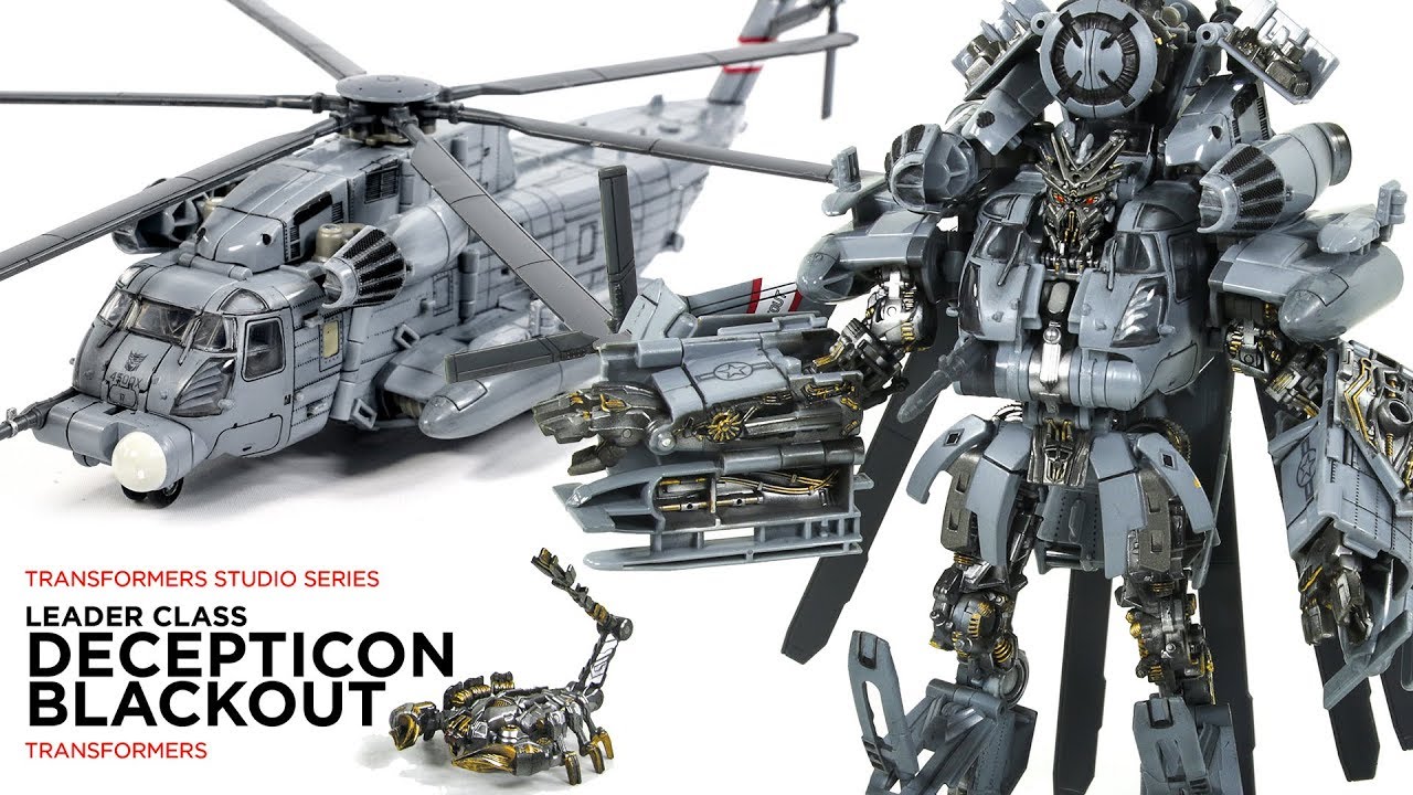 Transformers Custom Repaint Movie Studio Series Blackout Helicopter