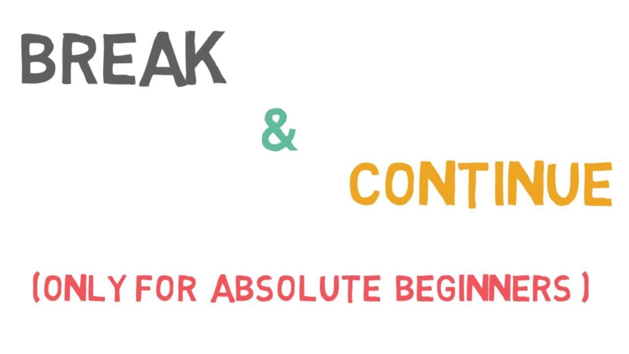 24 Break And Continue Statements In Java For Beginneers Youtube