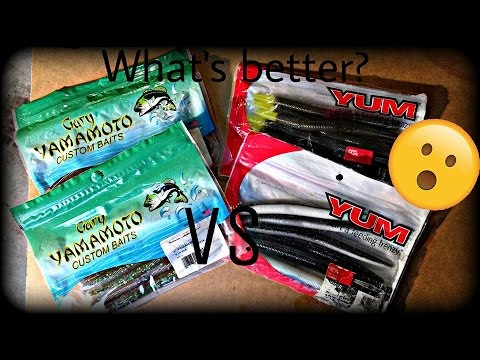 Yum Dinger Vs Senko Underwater Youtube