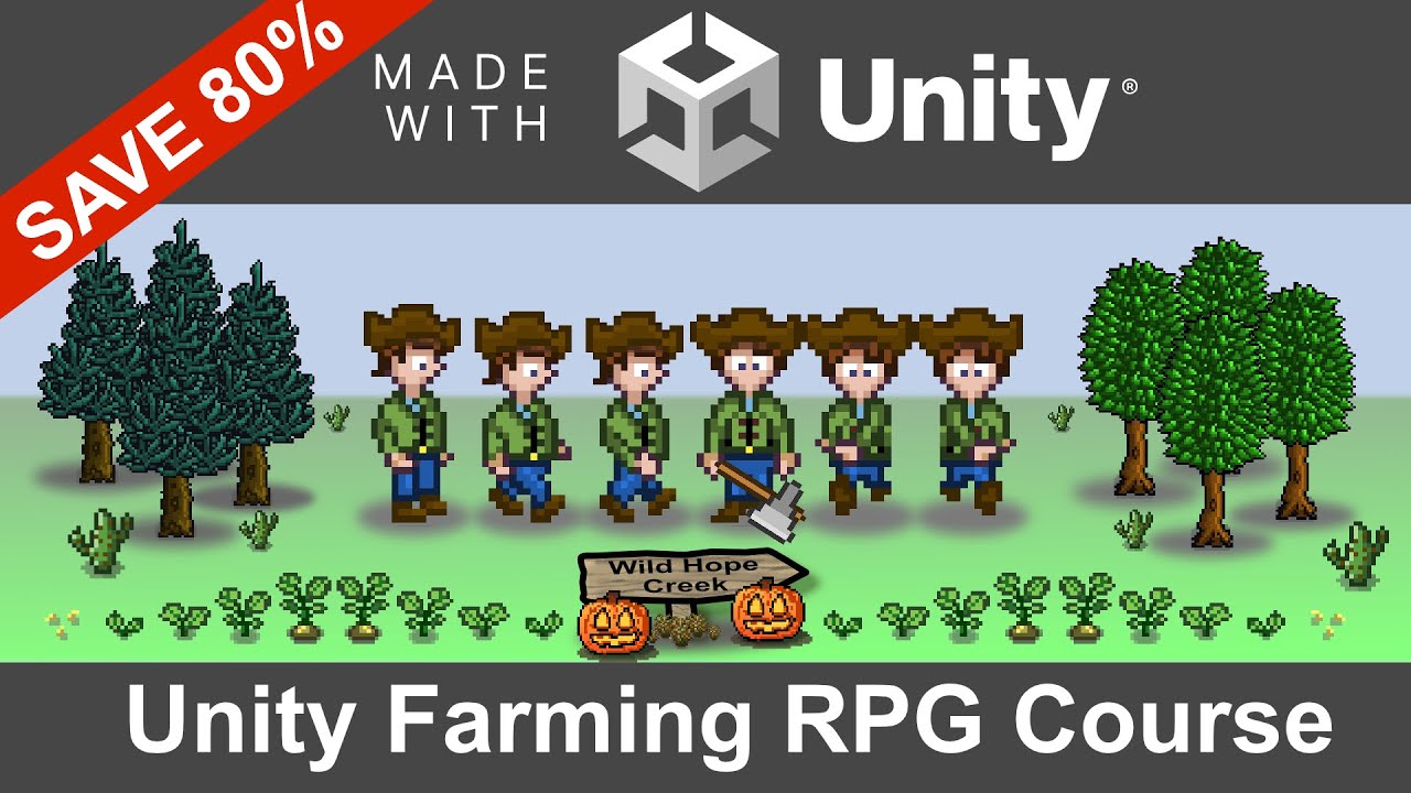 Unity 2d Farming Rpg Course Get Discount Code Youtube