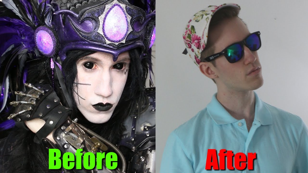 Goth To Preppy Transformation Youtube