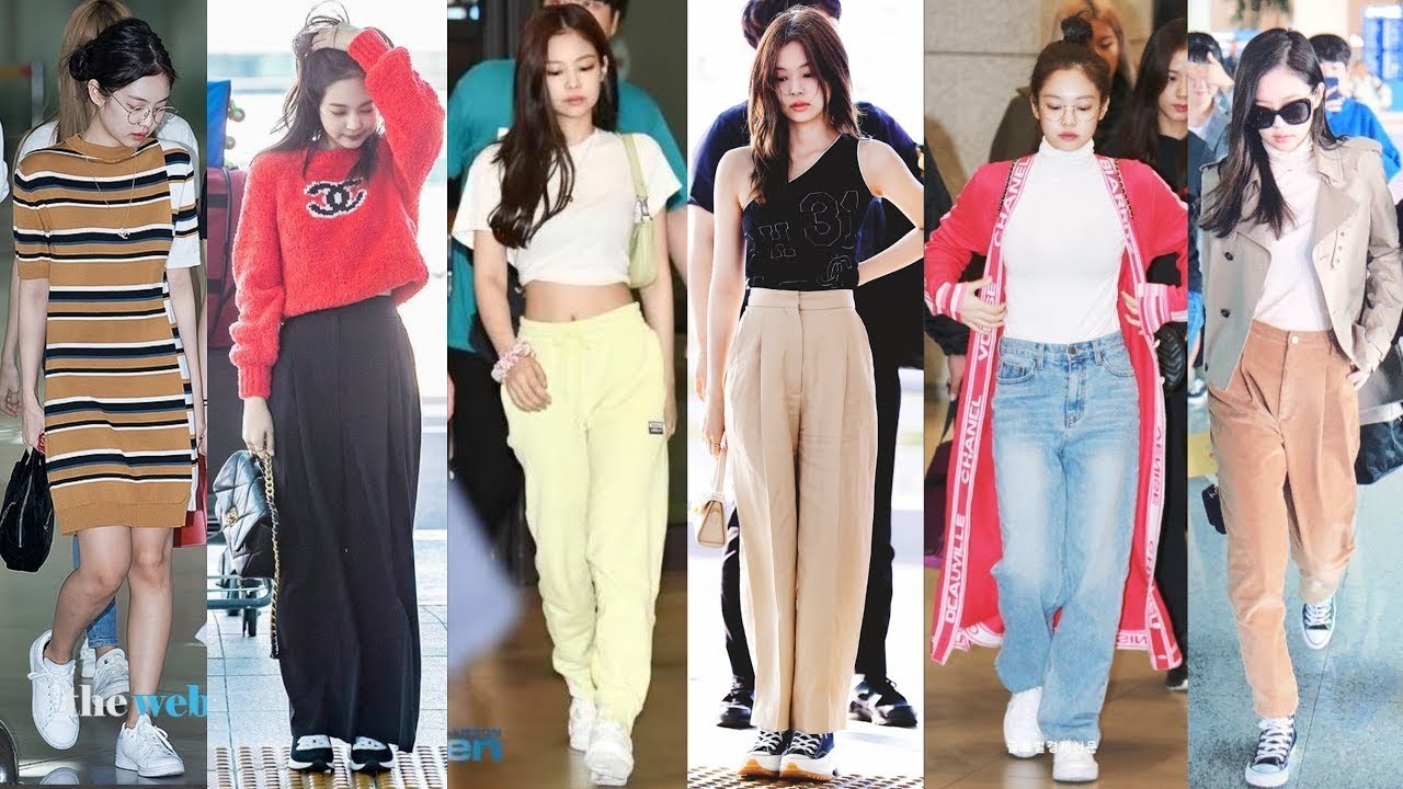 Blackpink Jennie Kim Airport Fashion Youtube