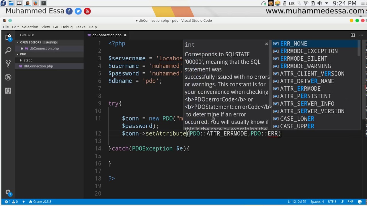 3 Php Pdo Connection Youtube