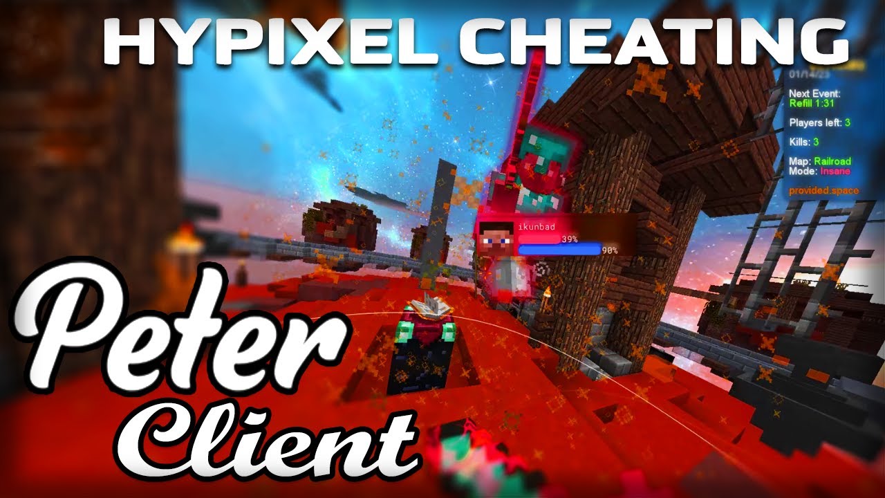Hypixel Cheating Smoooth Peter Client Update Youtube
