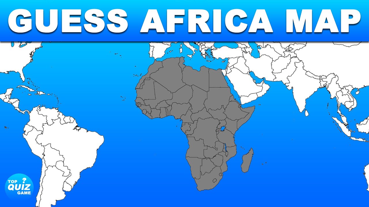 Guess All Countries On Africa Map Quiz Guess The Country Youtube