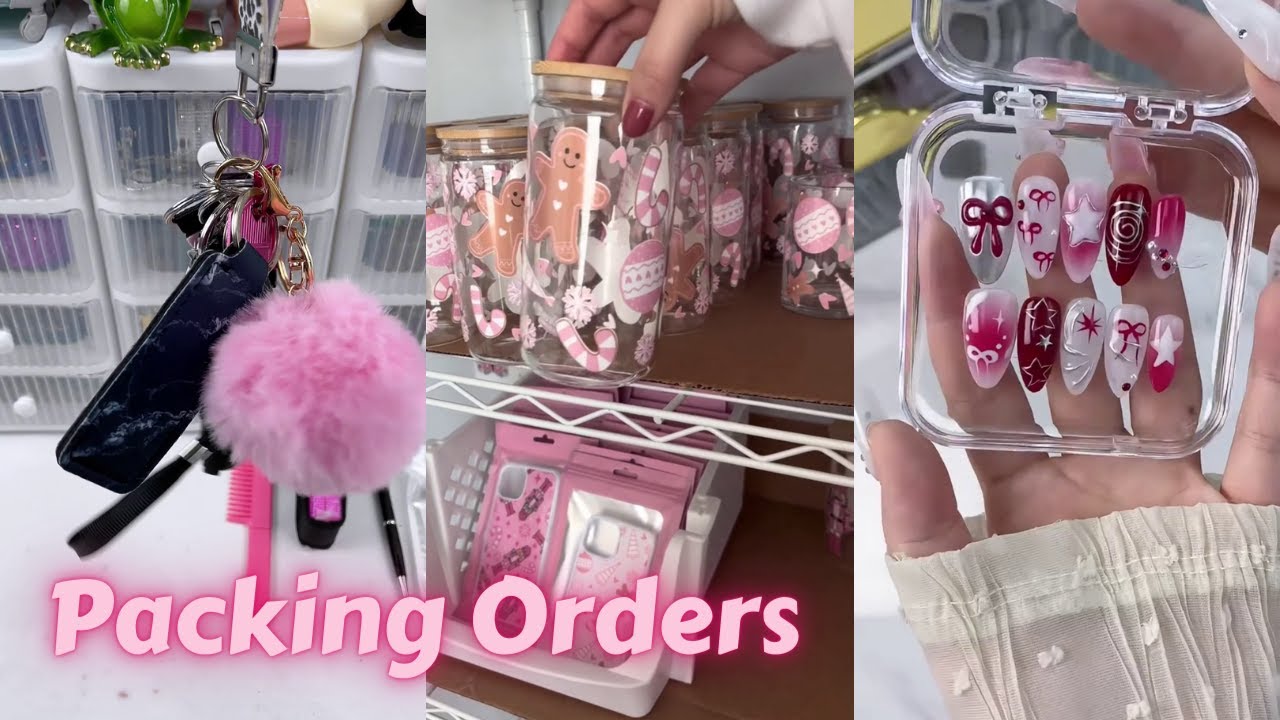Asmr Packing Orders 35 Small Business Youtube