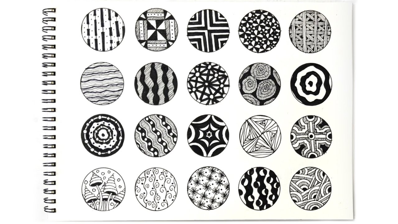 Basic Zentangle Patterns