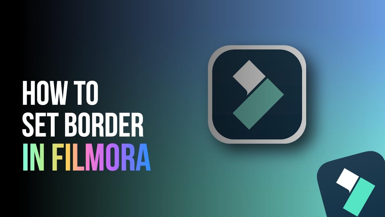 How To Create Outline Or Border On Filmora 13 Youtube