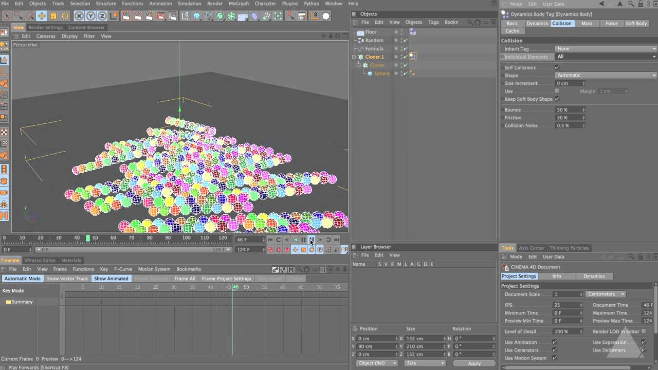 Sticky Dynamics With Cinema 4d Youtube