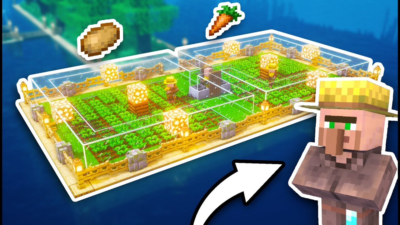 Minecraft Wheat Farm Design