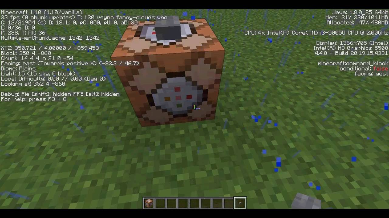 Minecraft Tutorial Teleporting With Command Block Youtube