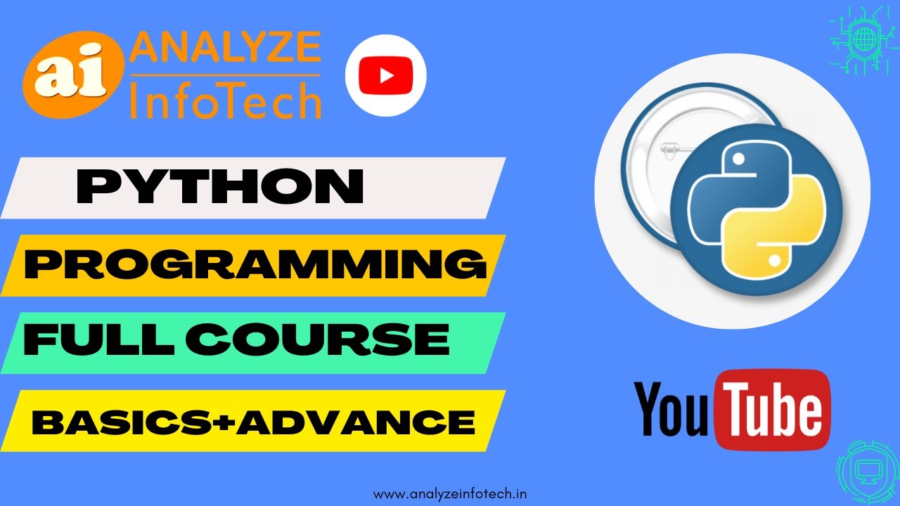 Python Programming Full Course Basic Advance Youtube