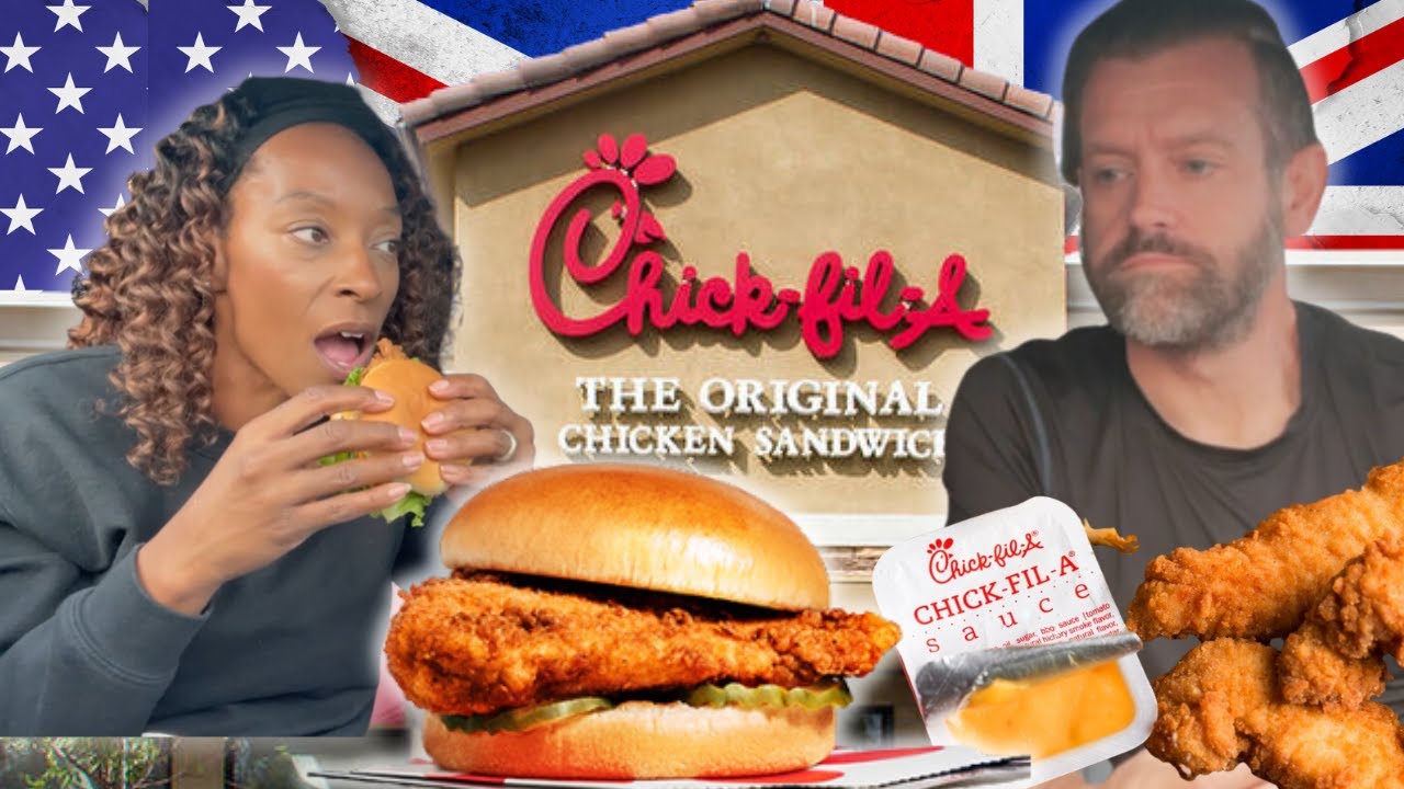 Brits Try Chick Fil A For The First Time In The Usa Youtube