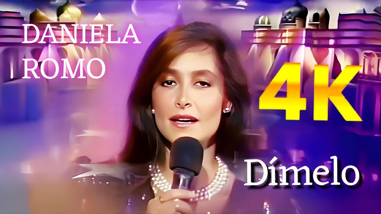 Daniela Romo Dímelo Siempre En Domingo 1991 4k Full Hd