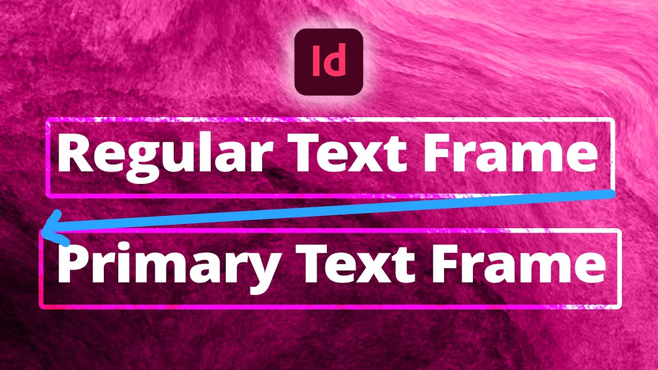 Flowing Text Into Primary Frames Indesign Youtube