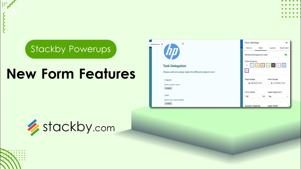 Advanced Stackby Form Customizations Stackby Powerup Youtube